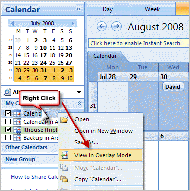 Calendar feeds